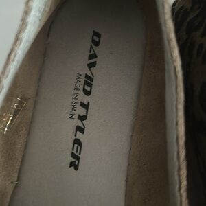 Marc Tyler | Shoes | Black Brown Leopard David Tyler Slip On Wedge ...